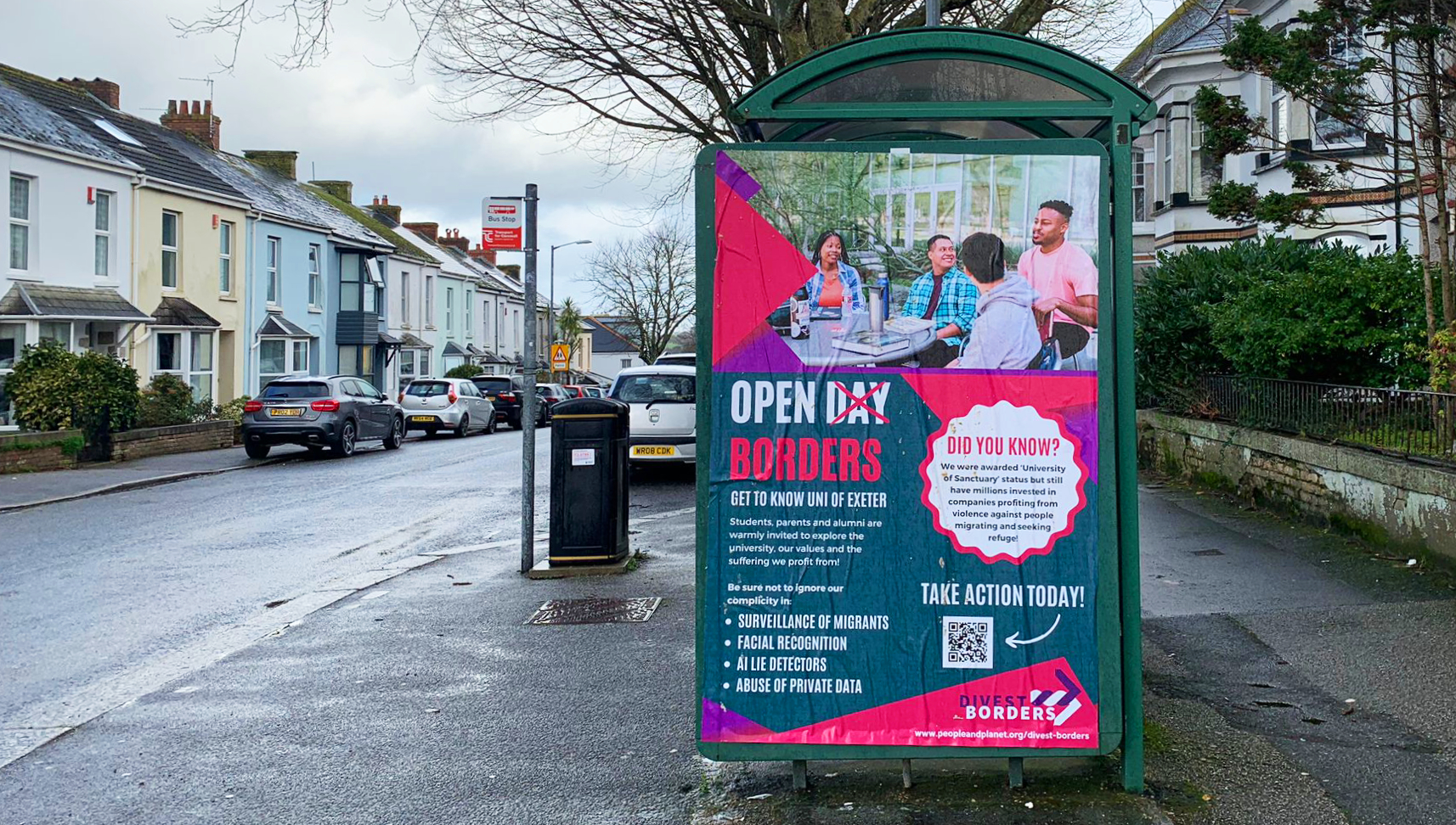Students subvert Open Day advertising to demand divestment from the ...